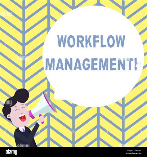 Handwriting Text Writing Workflow Management Conceptual Photo The