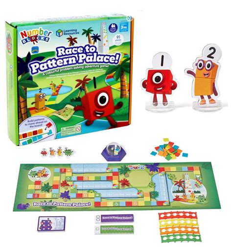 Numberblocks Race To Pattern Palace Pattern Palace Coloured Tiles Numberblocks Counting