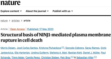 《自然》双重磅：改写教科书！科学家首次看清细胞程序性死亡过程，竟是细胞自主将细胞膜切块导致细胞裂解 生物科技 健康一线资讯