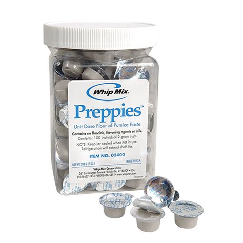 Pumice Preppies Unit Dose Flour Of Pumice Star Dental Supply