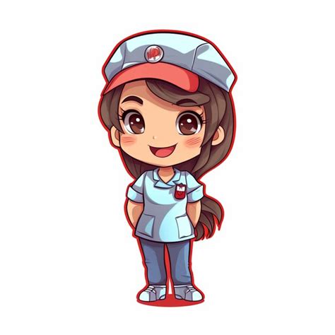 Premium Ai Image Cartoon Girl In A Baseball Cap And Jeans Holding A