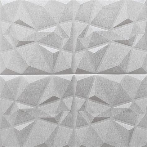 قیمت و خرید دیوارپوش مدل فومی پشت چسب دار طرح الماس بسته 5 عددی