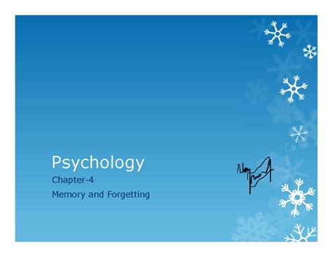 Psychology Chapter 4 Memory And Forgetting Psychology Chapter Memory