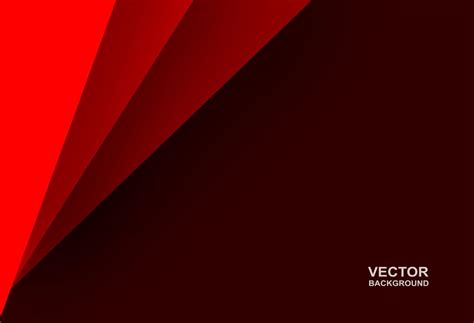 Abstract Red Gradient Geometric Overlap Shape Background Vector 2177746 Vector Art At Vecteezy