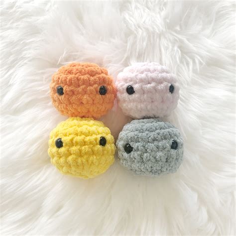 Stress Ball Plushies Soft And Fluffy Crochet Amigurumi Etsy Singapore