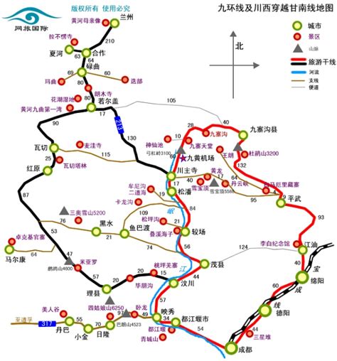 甘南地图旅游地图 千图网