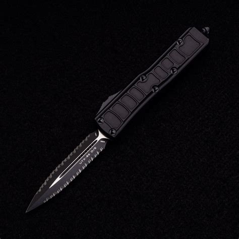 Microtech Utx 85 Ii D E Signature Series Tactical Double Full Serrat