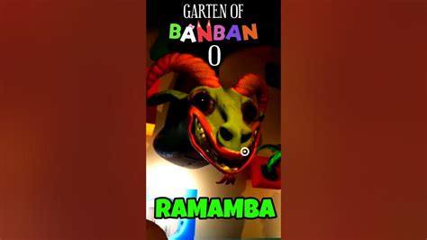 Meet Ramamba The Most Terrifying Monster In Garten Of Banban 0 😱💀 Youtube