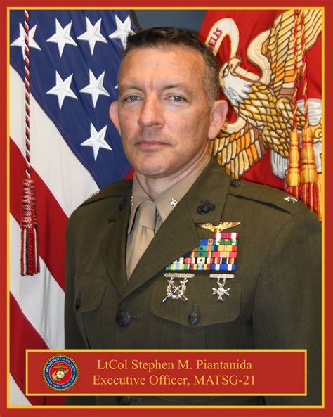 Lieutenant Colonel Stephen M Piantanida Training Command Biography