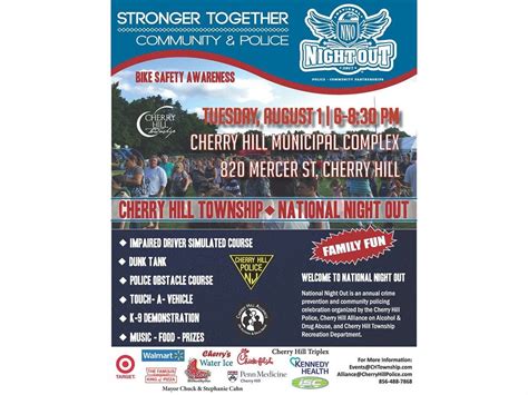 Tuesday Is National Night Out In Cherry Hill Cherry Hill Nj Patch