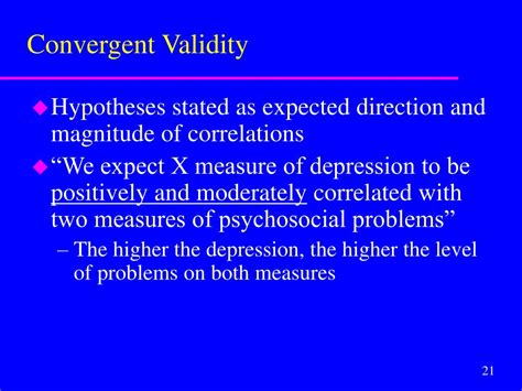 Ppt Class 5 Additional Psychometric Characteristics Validity And