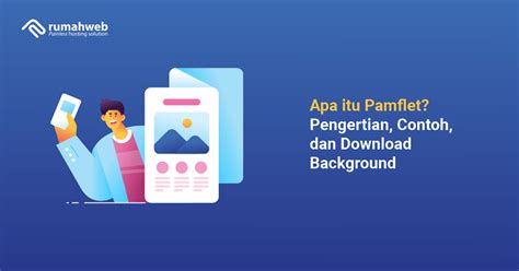 Apa Itu Pamflet Pengertian Contoh Dan Download Background