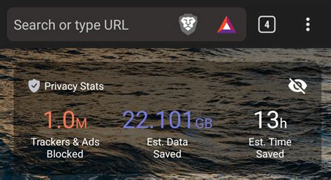 One Million Trackers And Ads Blocked Rbravebrowser