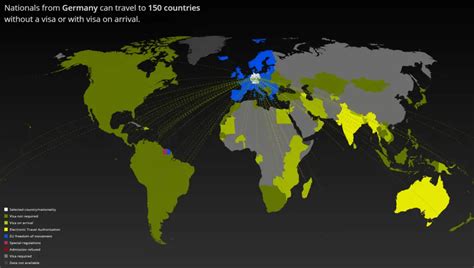 Travel Without Visa Vivid Maps