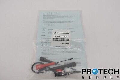 Aglient 34138 37904 Keysight Test Lead Set NEW With WARRANTY EBay