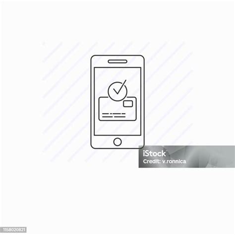 모바일 결제 아이콘이 분리되었습니다 모바일 뱅킹의 단일 씬 라인 기호 0명에 대한 스톡 벡터 아트 및 기타 이미지 0명 금융 라인아트 Istock