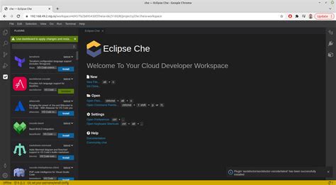 Devworkspace Impossible To Start The Workspace After Updating The