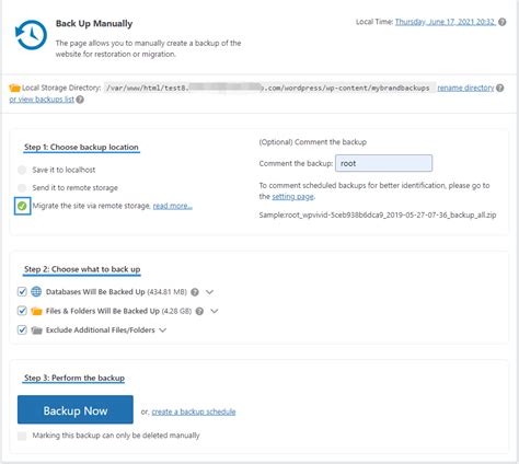 Overview Custom Migration WPvivid Plugins Documentation