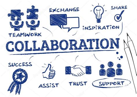 Collaboration Concept Stock Vector Trueffelpix 55655199