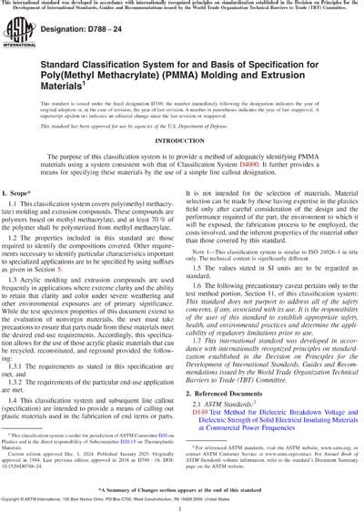 Astm D788 24 Standard Classification System For And Basis Of