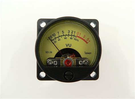 Illuminated Mini Vu Meter For Valve Amplifier El34 Preamp Reverb Uk