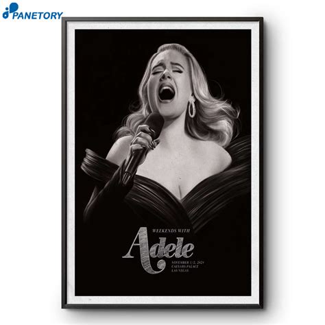 Adele Caesars Palace Las Vegas Nv Nov 1 2 2024 Poster 2024