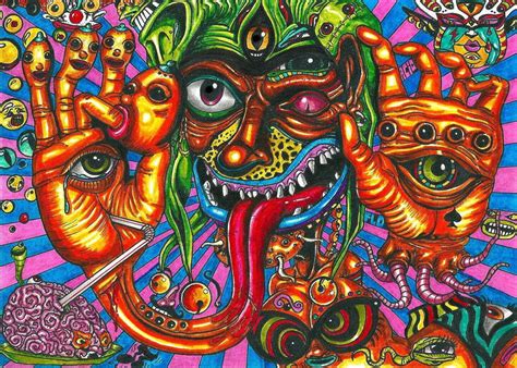 Trippy Art Wallpapers 4k Hd Backgrounds On Wallpaperbat