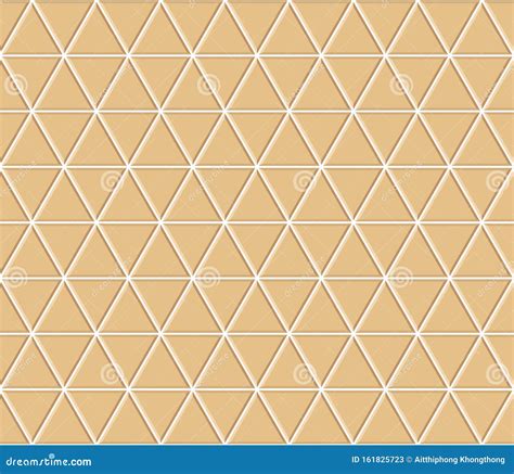 Abstract Seamless Triangle Pattern Light Orange Ceramic Floor Tiles