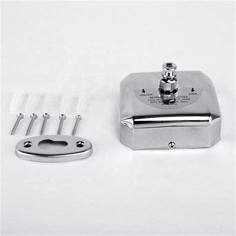 بند رخت دیواری جمع شو مدل هتلی مربعی فروشگاه اینترنتی مانارا