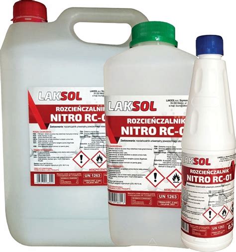 Rozcieńczalnik rozpuszczalnik NITRO RC l Senus