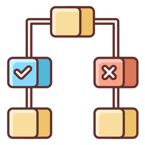 Decision Tree Flaticons Lineal Color Icon
