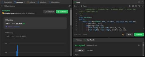 Chiranjivi Kumar On Linkedin Cppmasterunite Cppmasterunite Leetcode Tree Breadthfirstsearch