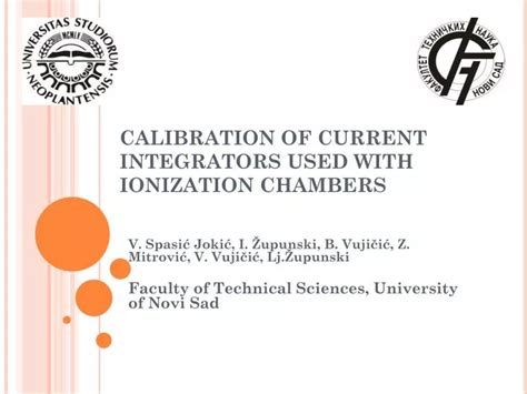 Ppt Calibration Of Current Integrators Used With Ionization Chambers Powerpoint Presentation