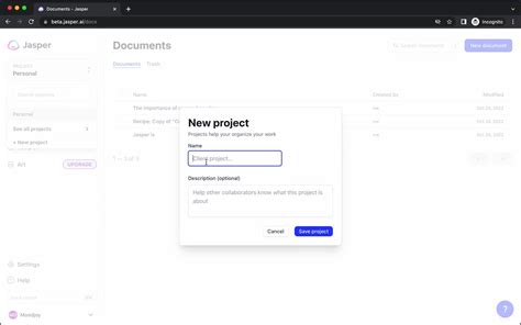 Creating A Project On Jasper Desktop Examples Page Flows Video