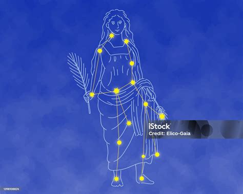 Virgo Constellation Picture And Star Arrangement Greek Mythology Stok