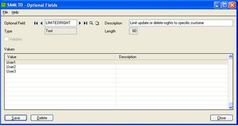 Update Delete Rights To Specific Users Sage ERP Tips Tricks And Components