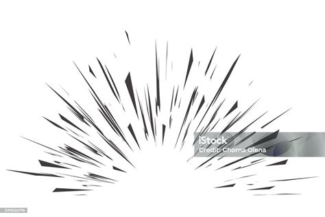 폭발 속도 라인 흰색 배경에 만화 방사형 버스트 버스트의 벡터 만화 모션 요소 슈퍼 히어로 프레임 글로우 및 파워 레이 추상적인