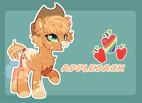 Applejack Redesign MLP by TheLilCrazymoney on DeviantArt
