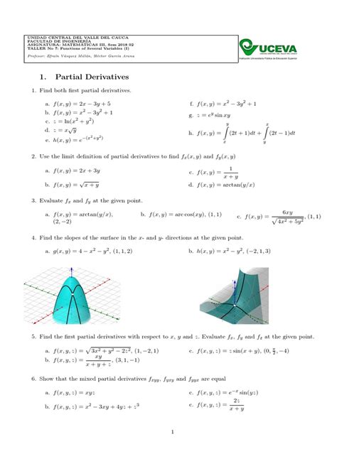 taller 7 functions of several variables pdf gases temperature