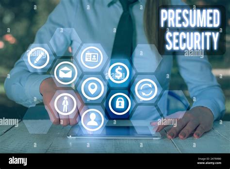 Handwriting Text Writing Presumed Security Conceptual Photo System Safe From Attack Due To