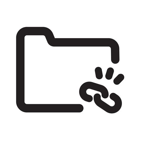 Unlink Folder Icon Vector Art At Vecteezy