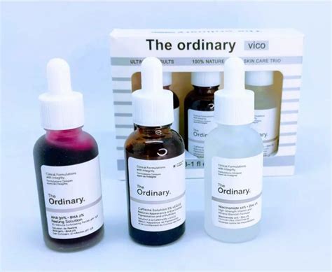 The Ordinary/ Косметический набор пилинг и сыворотки по уходу за кожей ...