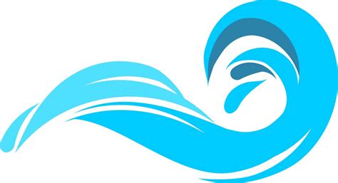 Water Flow Vector Logo Water Flow Vector Stock Illustrations
