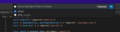 Can T Delete A Profile Issue Microsoft Vscode GitHub