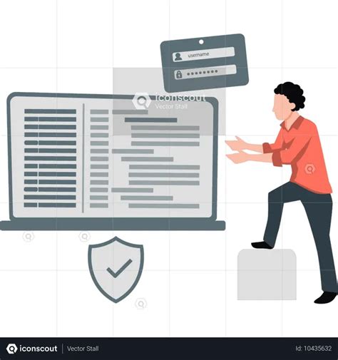 Boy Work On Coding Security Illustration Free Download Crime