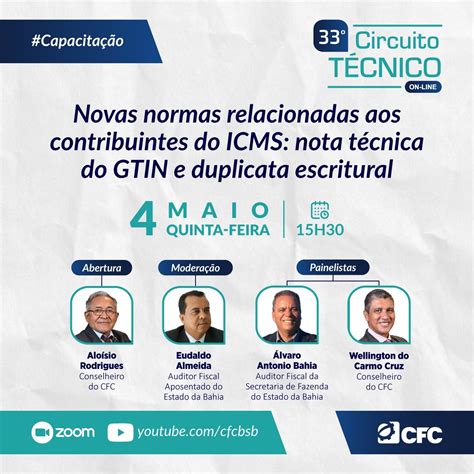 33ª edição do Circuito Técnico do Conselho Federal de Contabilidade