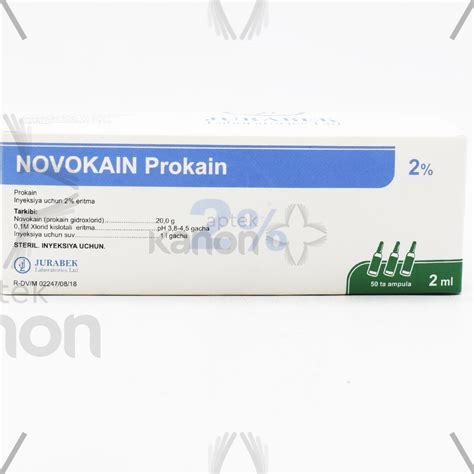 Novokain 2% 2 ml N10 Aptekonline.az - onlayn aptek