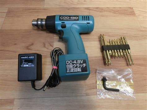 Yahooオークション コードレスドライバードリル 充電式 Cdd 48d 電