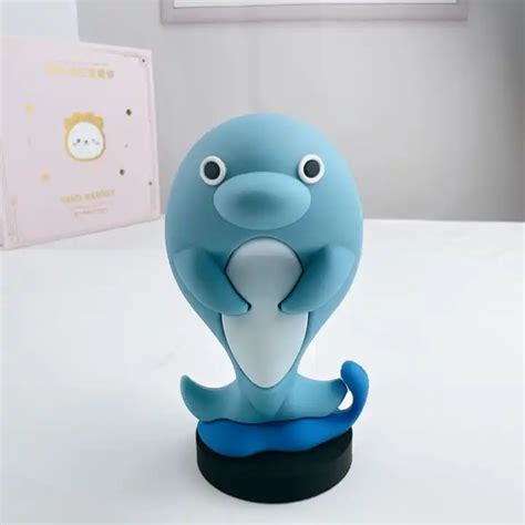 Pvc 돌고래 데스크 피규어 캐릭터굿즈 웹툰 캐릭터 활용도 점수 만점 세모굿