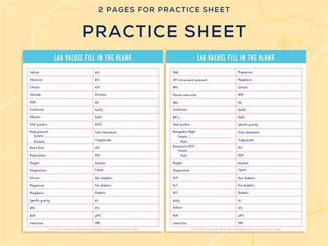 Buy Lab Value Cheat Sheet Memory Tricks Memorize Sheet Nursing Study Guides Nursing Study Sheets